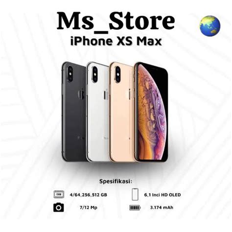 Jual IPhone Xs Max IBox Resmi Shopee Indonesia