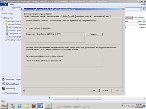 Automatic Deployment Rule Configuration Manager Windows Noob Com