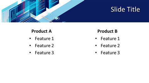 Free Data Center Company Profile Powerpoint Template Free Powerpoint