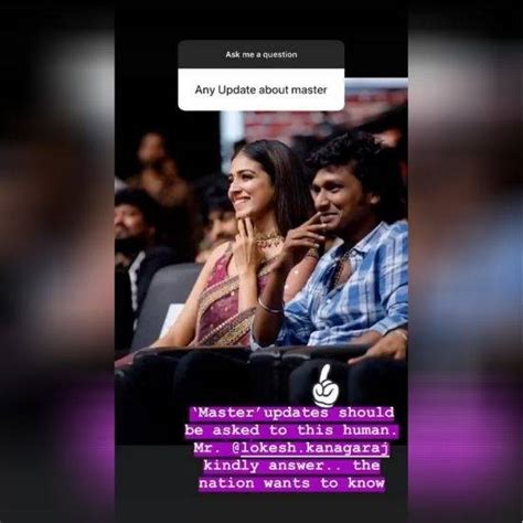 Update About Master Malavika Mohanan About Her Dream Role Vijay