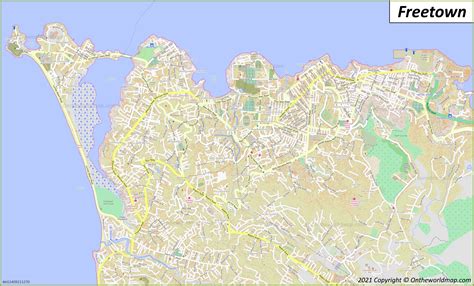 Map Of Freetown