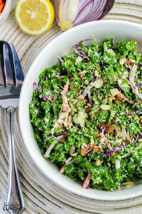 Easy Chopped Kale Salad With Creamy Dressing