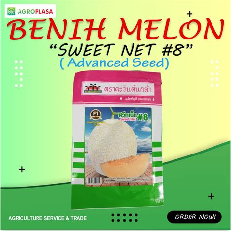 Jual Benih Melon Sweet Net 8 Advance Seed 10gr Shopee Indonesia