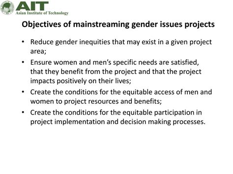 Ppt Gender Mainstreaming In Project Design Powerpoint Presentation