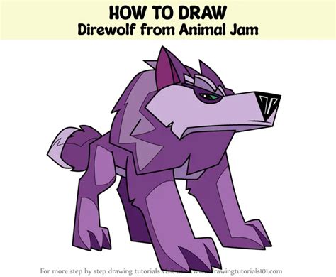 Easy Drawing Of A Dire Wolf