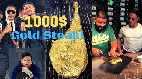 Salt Bae Gold Steak Messi Keven Cellini