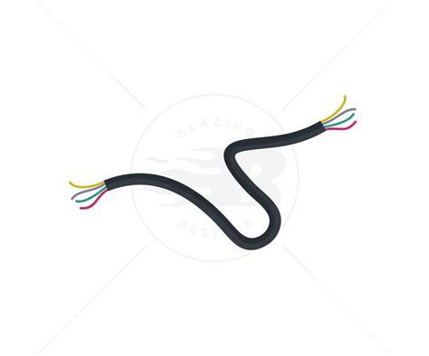 Broken Wire Electrical Cable With Insulation Defects Pieces Of Dangerous Uninsulated Electric