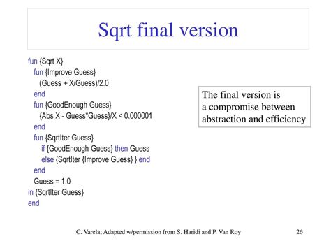 higher order programming iterative computation ctm section 3 ppt