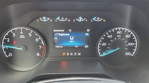 How To Disable Instrument Brightness Notification On Startup F150gen14 2021 Ford F 150