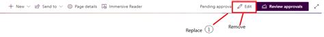 Sharepoint Online Spfx Modern Page Remove Edit Page Button