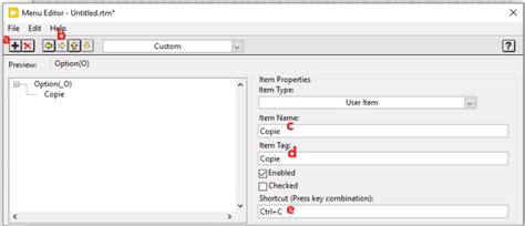 How To Add Alt Keyboard Shortcut In Application Run Time Menu Bar Ni