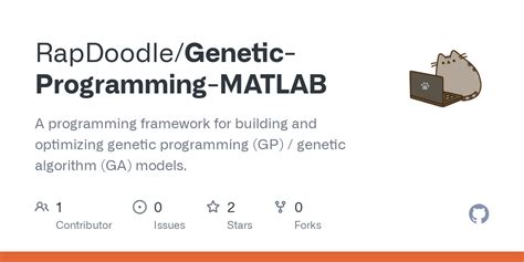 Github Rapdoodlegenetic Programming Matlab A Programming Framework