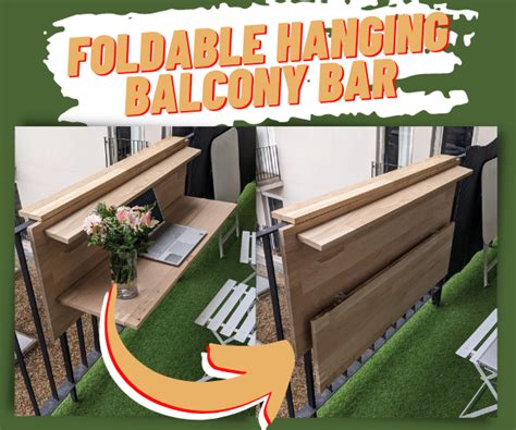 Foldable Hanging Balcony Bar Table 5 Steps With Pictures
