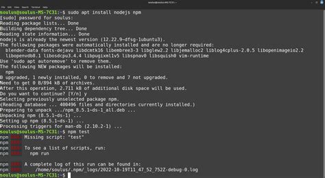 I Have A Problem Installing Npm And Nodejs Rnpm