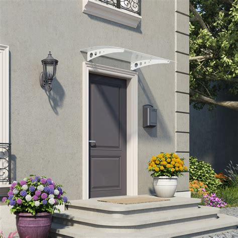 Marquise Porte Dentrée Avec Polycarbonate Lyra™ 1350 Canopia