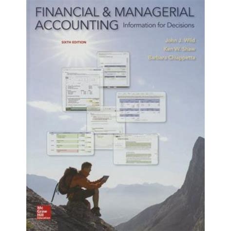 Financial And Managerial Accounting With Connect Hardcover Mcgraw Hill