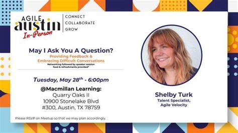 Agile Velocity On Linkedin Agile Austin In Person May Event Tue May 28 2024 6 00 Pm Meetup