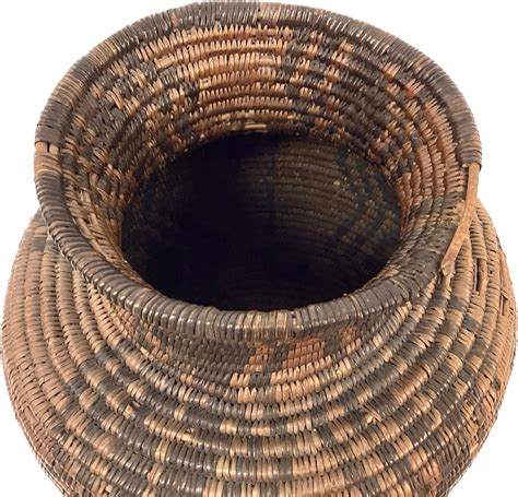 Early 20th Century Native American Apache Olla Basket For Sale At 1stdibs