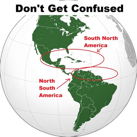 South North America Vs North South America Brilliant Maps