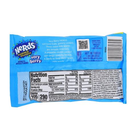 Nerds Gummy Clusters Very Berry 3oz Candy Funhouse Us