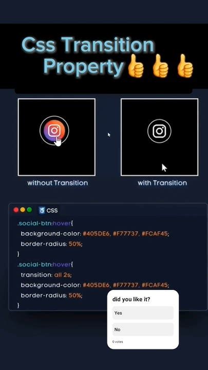 Css Magic Transform And Transition In 60 Second Shorts Coding Transition Css Programming