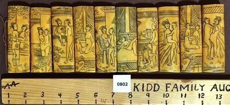 Kama Sutra Ancient Chinese Carved Bone Tablets