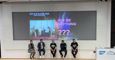 At Sap Alm Summit Unlocking The Future Of Cloud Alm And Bridging The