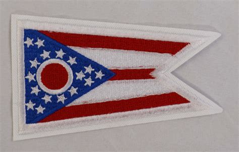 Ohio Flag Patch Ohio History Store