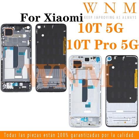 For Xiaomi 10T Mi 10T Pro 5G Screen Front Middle Frame LCD Housing Middle Faceplate Frame