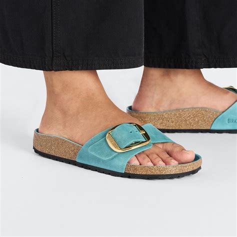 Madrid Big Buckle Oiled Leather Biscay Bay Birkenstock