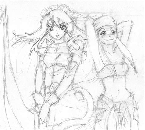 How To Sketch Anime Girls Drawing Step By Step By Catlucker Dragoart