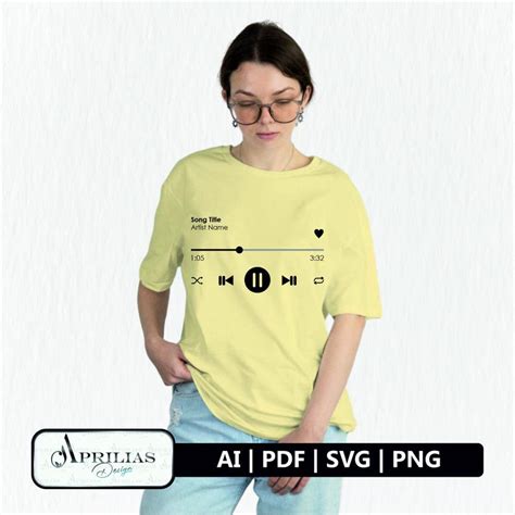 Spotify Svg Music Player Png Audio Control Buttons Svg Acrilic Song