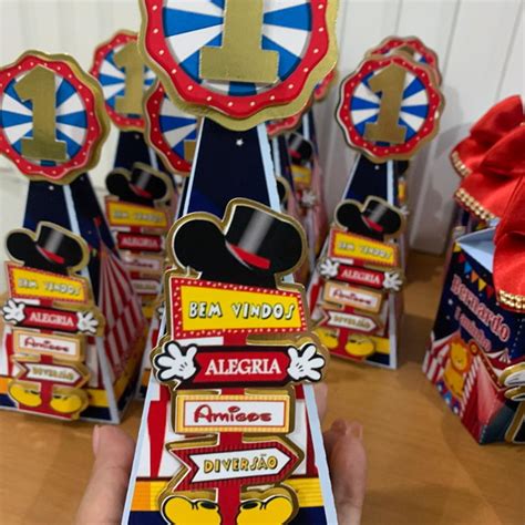 Kit Circo Mickey Loja Nati Criativa Elo7 Produtos Especiais