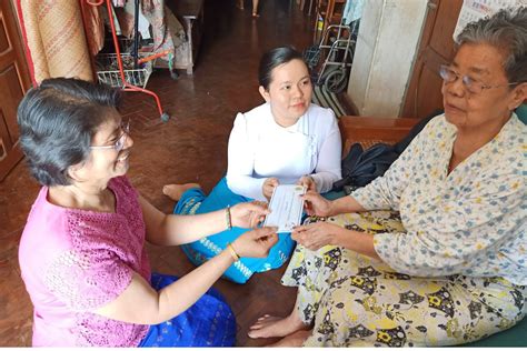 ဒဂုံမြို့နယ်၌ အသက်၈၅နှစ်အထက် ဘိုးဘွားများအား လူမှုရေးပင်စင် အိမ်တိုင