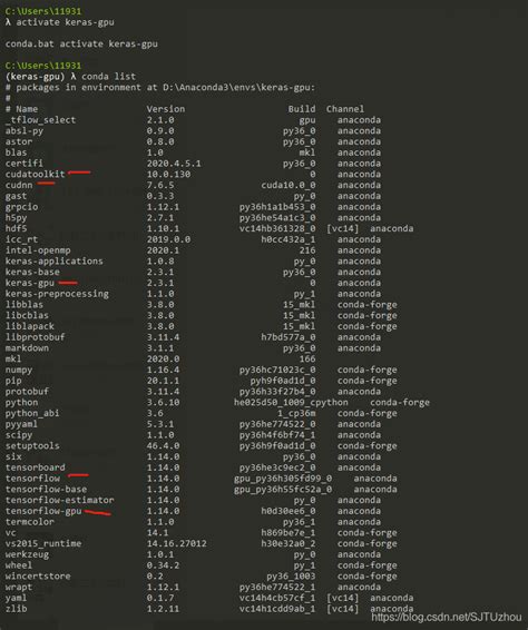 快速简单安装tensorflow与keras的gpu版本keras Gpu和tensorflow版本 Csdn博客