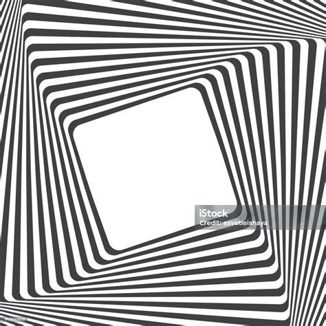 광학 예술 배경입니다 빈 공간으로 착시 프레임입니다 현대 기하학적 벡터 패턴입니다 배경 인쇄 배너 디자인입니다 서식 파일 또는 최대 모의 0명에 대한 스톡 벡터 아트 및