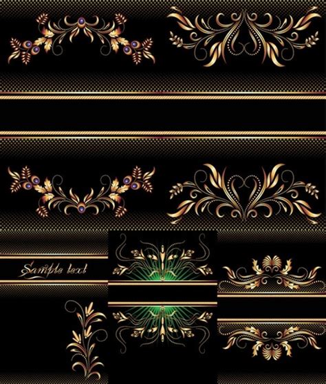 Gold Pattern Vector Vectors Graphic Art Designs In Editable Ai Eps