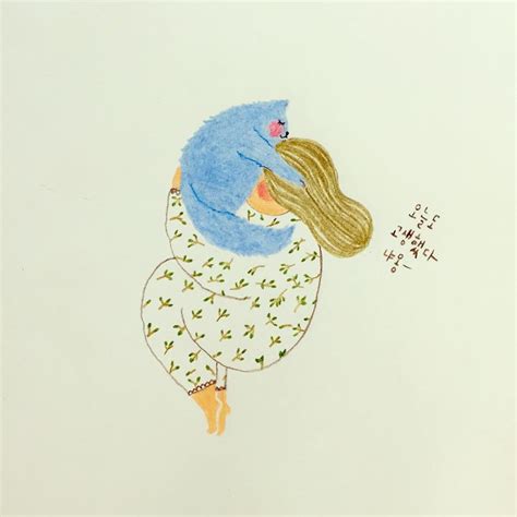 설찌 Seol Zzi 오늘도 고생했다 냐옹 굿나잇🌜 Illust Illustration Drawing Seolzzi Daily Artwork 일러스트