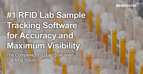Assetpulse Rfid Lab Sample Tracking Solution Assetpulse Llc Posted On