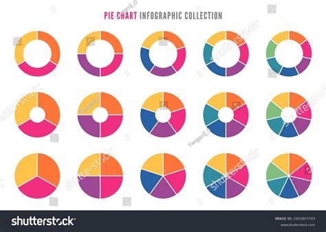 Pie Chart Infographic Collection Pie Chart Stock Vector Royalty Free 2201857703 Shutterstock