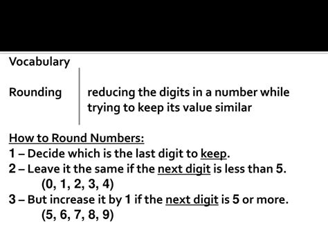 What Is Rounding Numbers In Math Explained For Elementary Worksheets