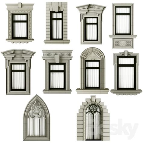 Classic Frame Window Classic House Exterior Window Design House