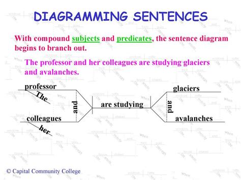 Analyzing The Structure Of Sentences A Diagrammatic Approach