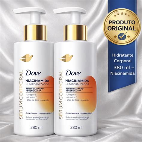 Dove Sérum Corporal Niacinamida 380ml Hidratante Uniformizador 48h
