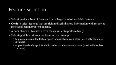 Week8machine Learning Feature Selectionpptx