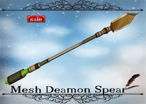 Second Life Marketplace Mesh Deamon Spear V 8