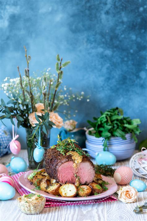 Roast Beef For Easter License Images 12669839 Stockfood