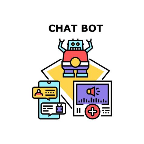 Chat Bot Icon Vector Illustration 9906932 Vector Art At Vecteezy