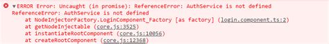 Dependency Injection Angular 11 Di Authservice Is Not Defined
