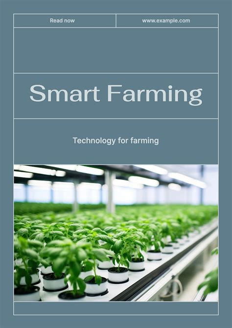 Smart Farming Poster Template Premium Editable Template Rawpixel